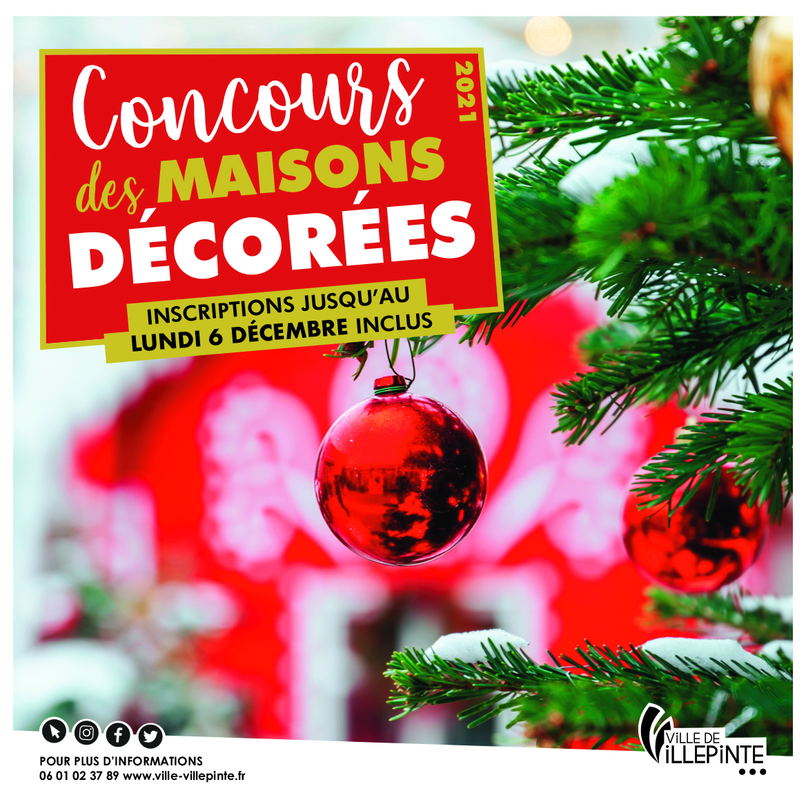 Participez au concours des maisons décorées 2021 ! - Ville de Villepinte